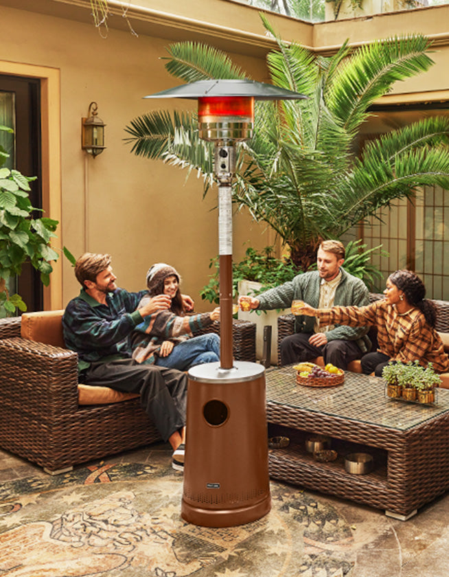 TORCH 55,000 BTU Propane Patio Heater with Cone Table – East Oak