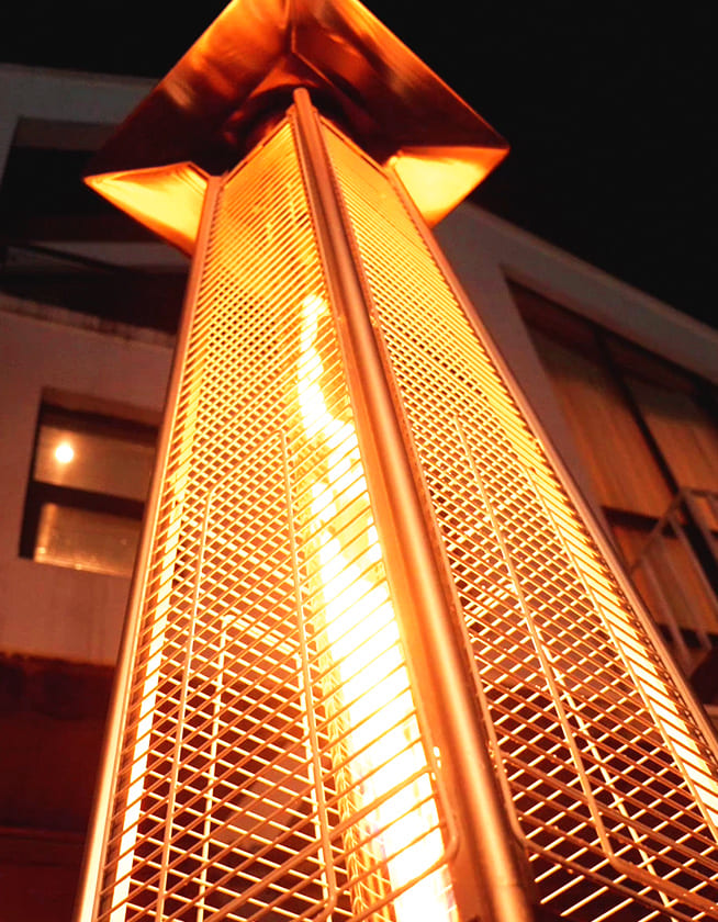 PYROL 48,000 BTU Pyramid Propane Patio Heater – East Oak