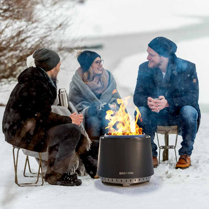 Camber 21-Inch Smokeless Fire Pit – East Oak