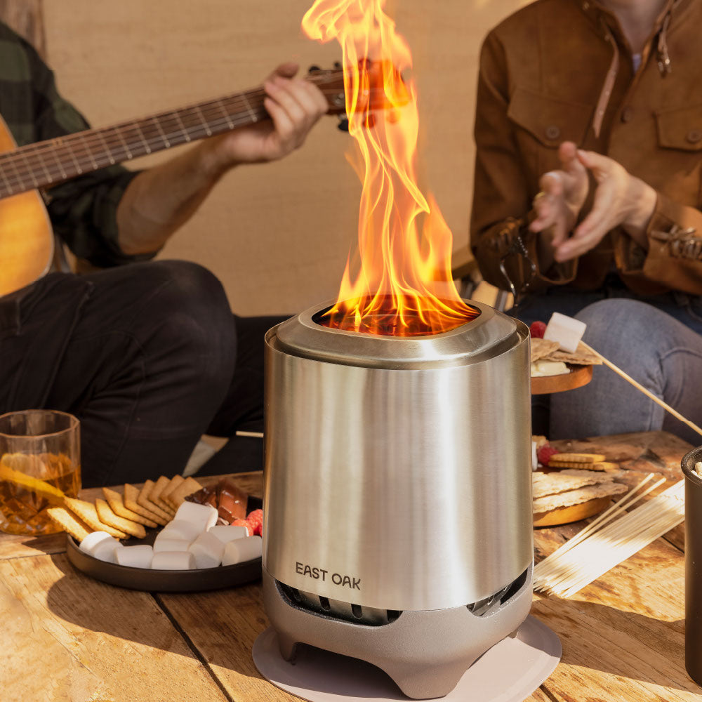 BRASA Mini Tabletop Fire Pit – East Oak