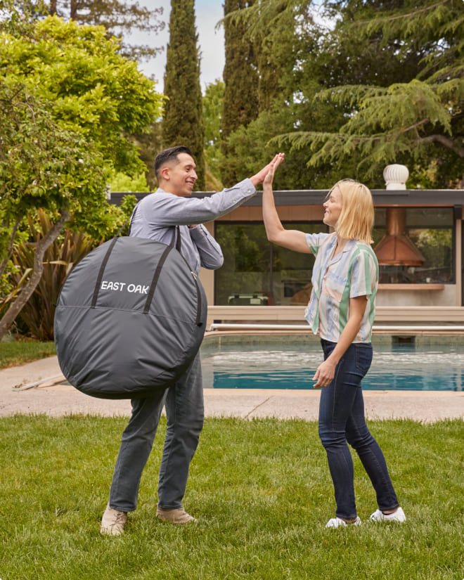 6x6 Ft Pop-Up Screen House – East Oak