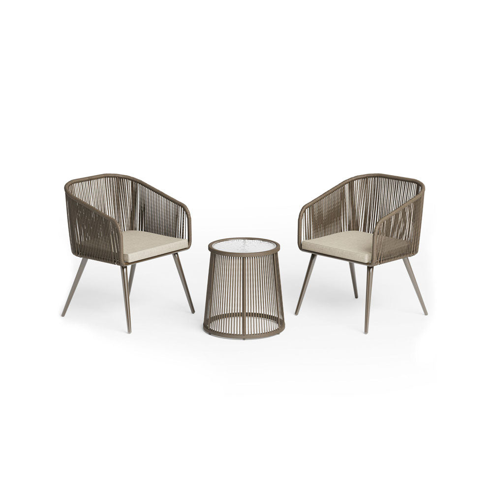 Breezeway 3-Piece Patio Conversation Furniture Set – East Oak