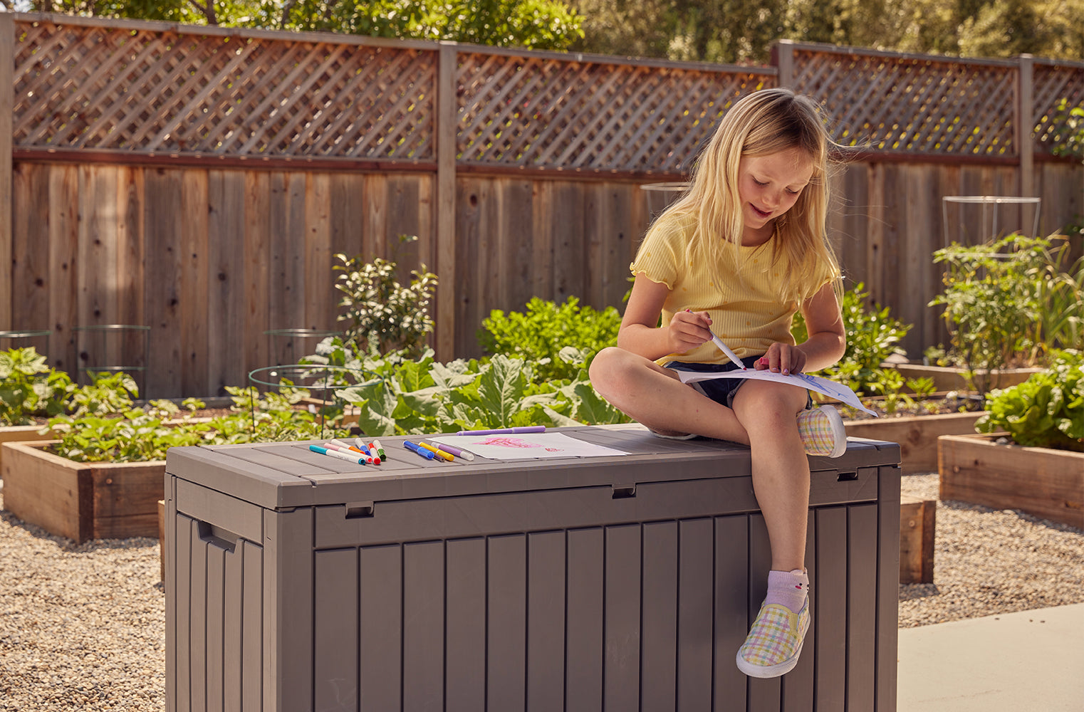 60 Gallon Waterproof Deck Box – East Oak