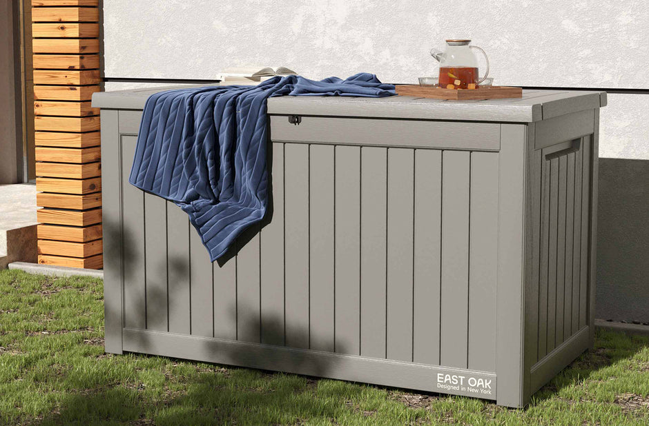 230 Gallon Waterproof Deck Box – East Oak