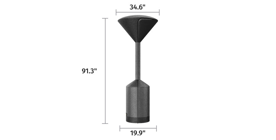 Mushroom Patio Heater Cover – East Oak