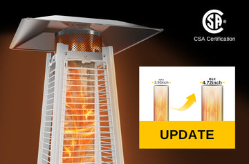 PYROL 48,000 BTU Pyramid Propane Patio Heater – East Oak