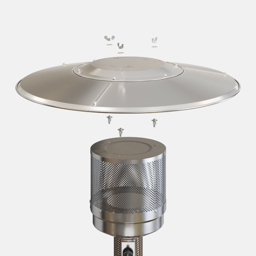 Patio Heater Top Reflector Shield – East Oak