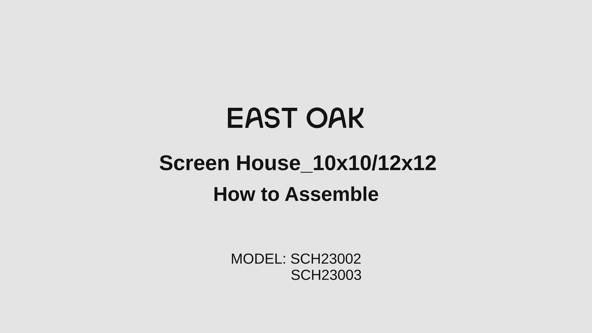 East Oak 10 Ft Pop-Up Screen House