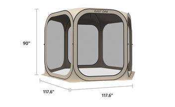 East Oak 10 Ft Pop-Up Screen House