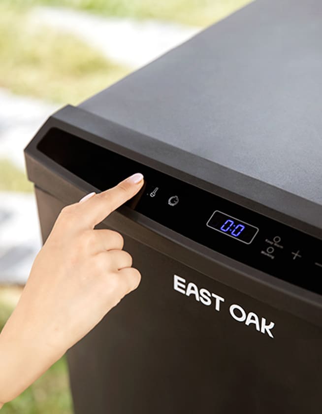 30-Inch Electric Smoker with Side Wood Chip Loader – East Oak