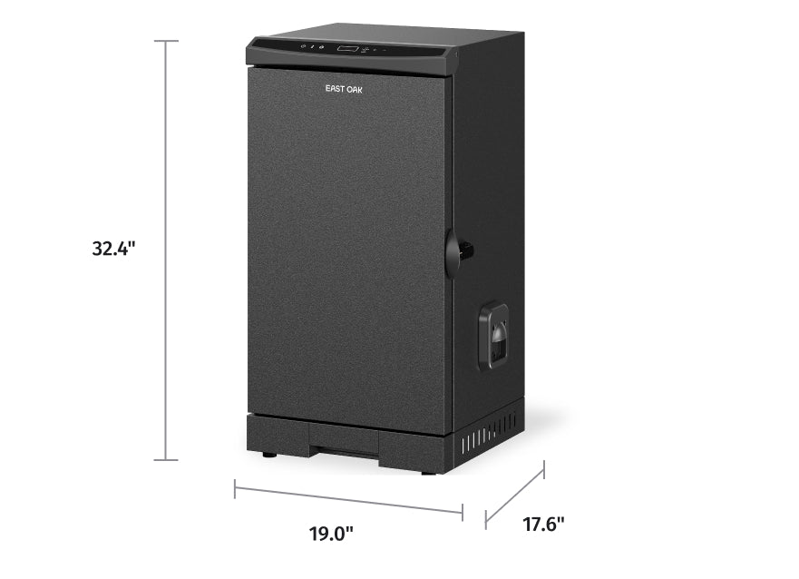 30-Inch Electric Smoker with Side Wood Chip Loader – East Oak